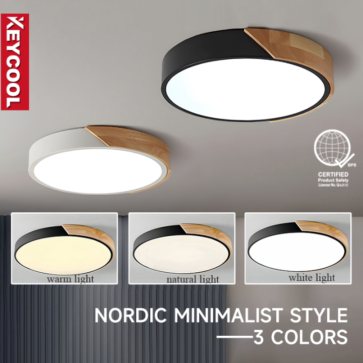 Keycool Nordic modern style ceiling light 3color led lights for house ...