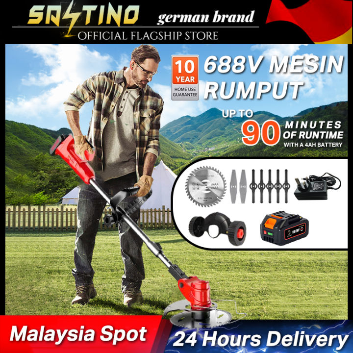 SANTINO Mesin Rumput Grass Cutter Machine (10 year warranty)Grass ...