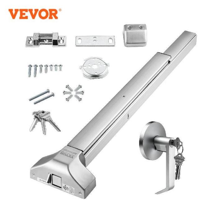 VEVOR Push Bar Door Locks Stainless Steel Panic Bars For Exit Doors ...