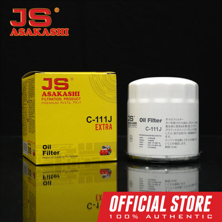 JS Oil Filter C111J for Toyota Revo FX GLX/GL Gas, 4-Runner, Rav4 ...