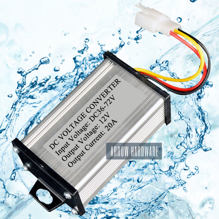 NEXA E-Bike Transformer Converter Adapter DC 36V 48V 60V 72V To 12V 10A ...
