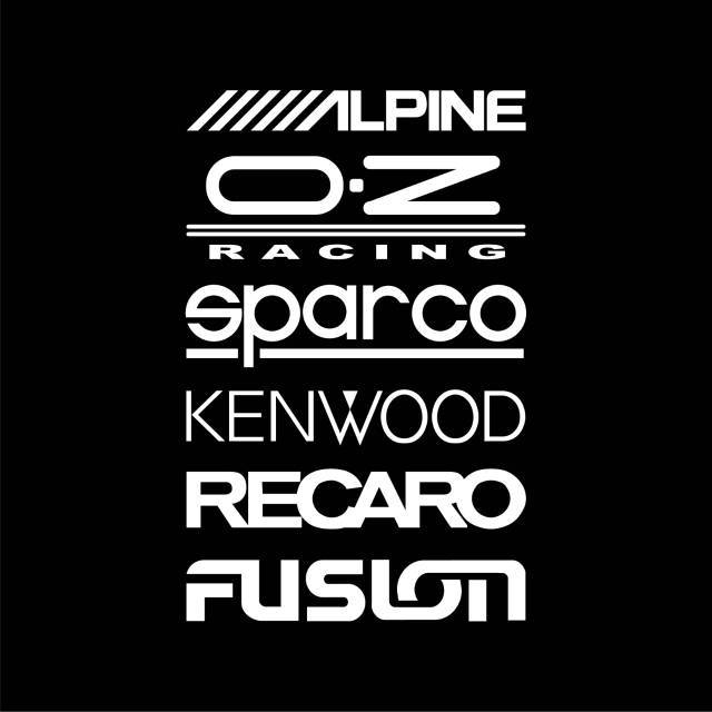 sticker racing, sticker mobil | Lazada Indonesia