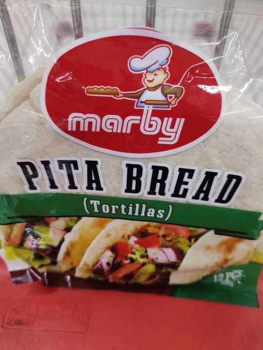 MARBY PITA BREAD (TORTILLAS) 12PCS 300grams | Lazada PH