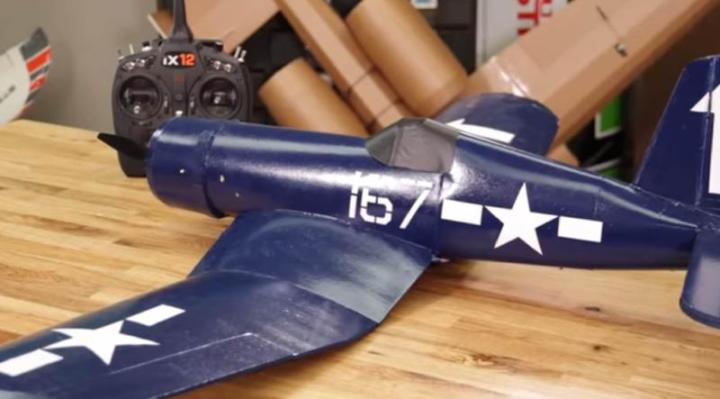 Ft model airplane remote control airplane FT Corsair Pirate F4U DIY ...