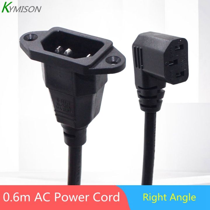 C14 With Screw Holes To C13 Right/Left/Up/Down Angled Power Extension ...