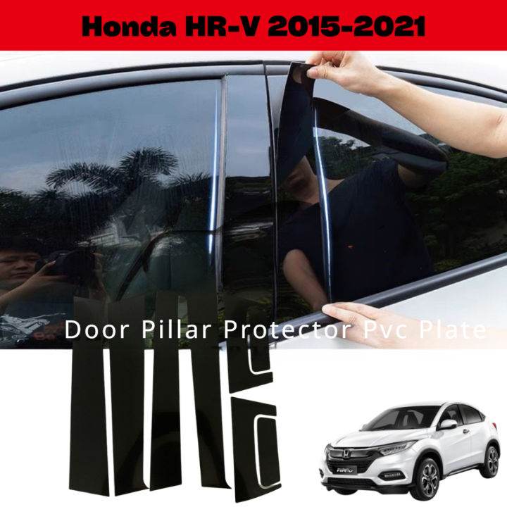 Honda HRV HR-V Vezel 2015-2021 High Glossy Black Door Pillar Protector ...
