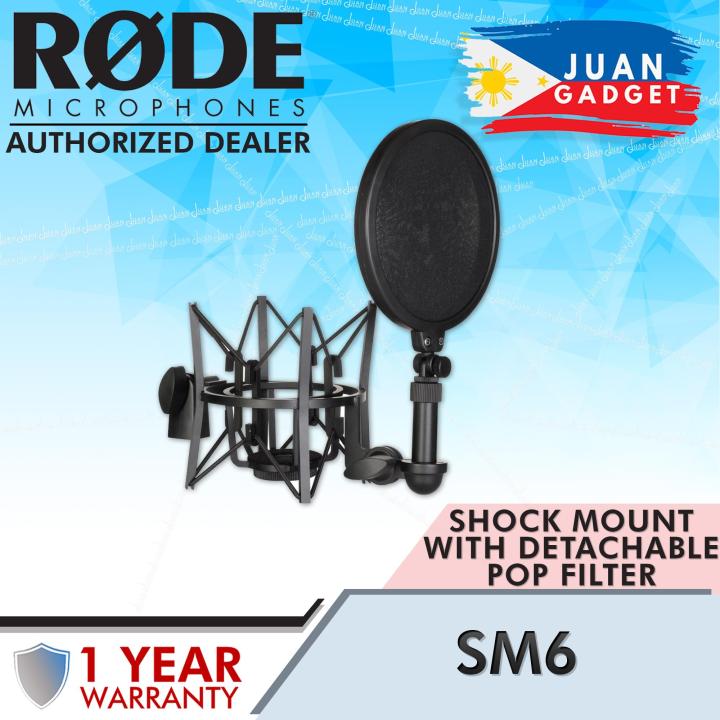 RODE SM6 Shock Mount with Detachable Pop Filter | JG Superstore | Lazada PH