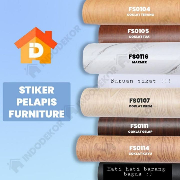 PVC Interior Film / Decosheet / Pelapis Furniture Meja Kursi Triplex ...