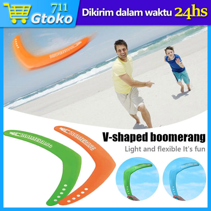 Bumerang Outdoor V -Type Soft EVA Boomerang Accurasi Mini Jarak 12 ...