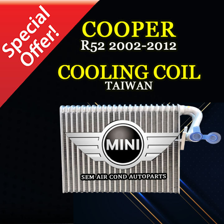 MINI COOPER R52 2002-2012 YEAR OEM TAIWAN NEW COOLING COIL/ EVAPORATOR ...