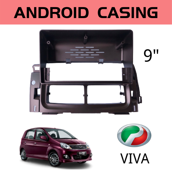 Android Player Casing 9" Perodua Viva 2007-2014 (Black) (with Socket ...