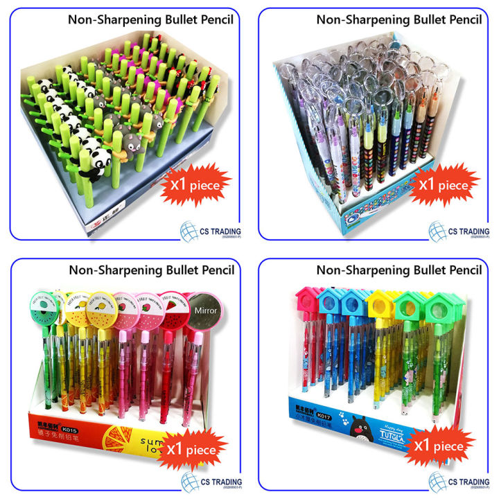 1 Piece x Non-Sharpening Bullet Pencil Swap Building Block Pencils 免削铅笔 ...