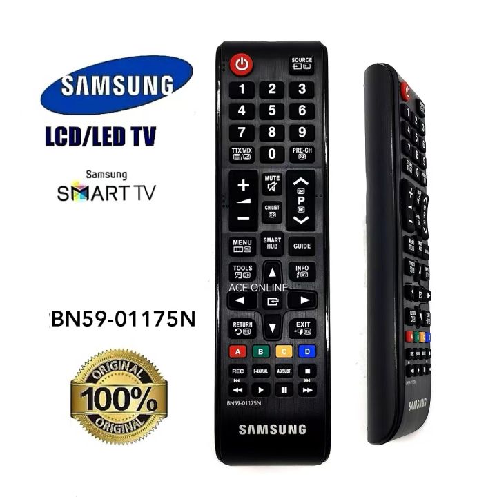 Original SAMSUNG LED /LCD /SMART TV REMOTE CONTROL BN59-01175N | Lazada