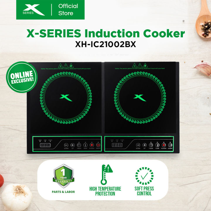 XTREME/X-SERIES Double Burner Induction Cooker Portable Easy to Use ...