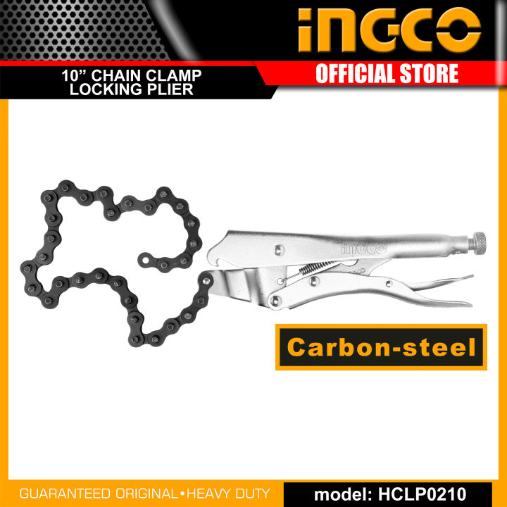 INGCO Chain Clamp Locking Plier 10" HCLP0210 IHT | Lazada PH