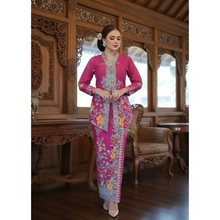 【𝙁𝙖𝙨𝙩 𝙎𝙝𝙞𝙥 🇲🇾 24h】Baju Kebaya Anggerik Set (Top & Skirt) Limited ...