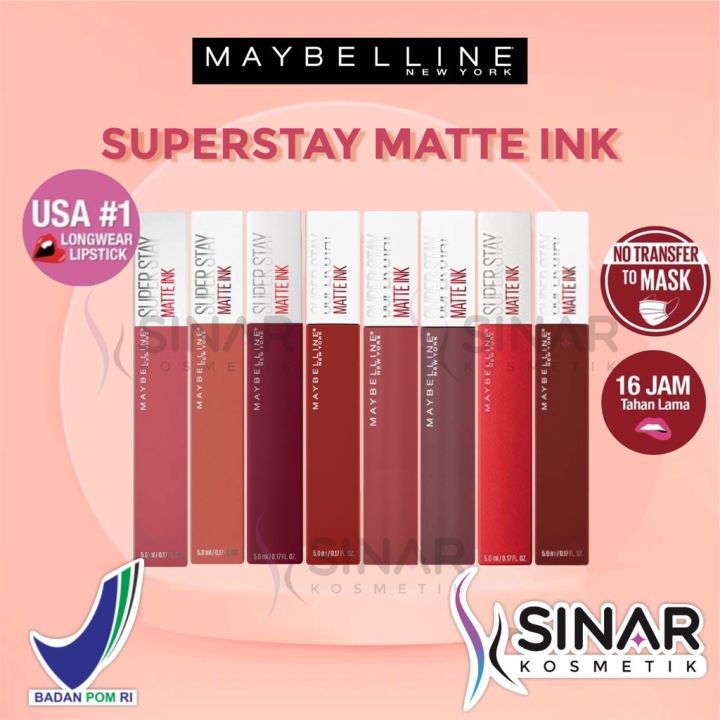 [Blushed Edition Rouge Reds Edition] Maybelline Superstay Super Stay ...