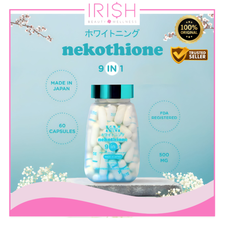 💯% Original Nekothione 9 in 1 Glutathione By Kath Melendez (60 capsules ...