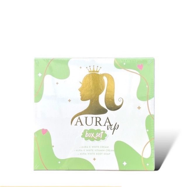 เซตครีม ออร่า วีไอพี Aura Vip Box Set ออร่าวีไอพีครีม | Lazada.co.th