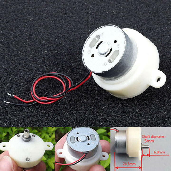 Ro jozor 3-9V Small DC Gearmotor Micro Low Slow Speed Gear Motor Metal ...