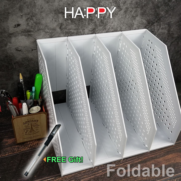 Deli foldable file stand holder, A4 size Magazine File Stand Holder ...
