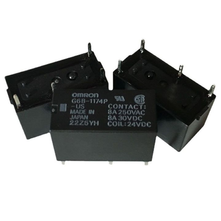 รีเลย์ Omron แท้ G6B-1174P-US-24VDC G6B-1174 5V 12V 8ขา | Lazada.co.th