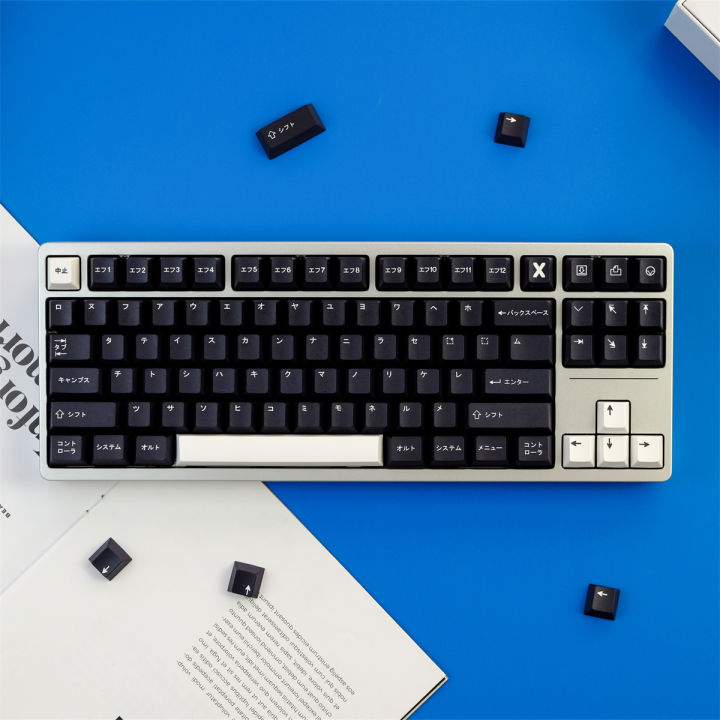【Keycap Only】GMK Katakana Keycap 129 Keys Cherry Profile PBT Five-Sided ...