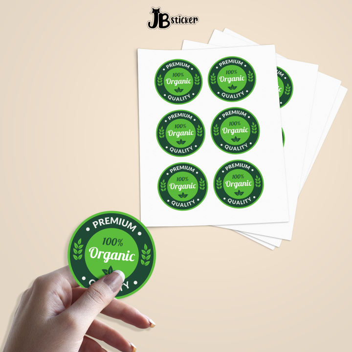 50pcs Premium Organic Sticker Label, Packaging Labels, Product Stickers ...