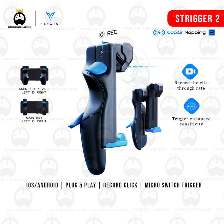 Flydigi Shadow Stinger CapAirMapping 2 Trigger For IOS/Android [readystock] | Lazada