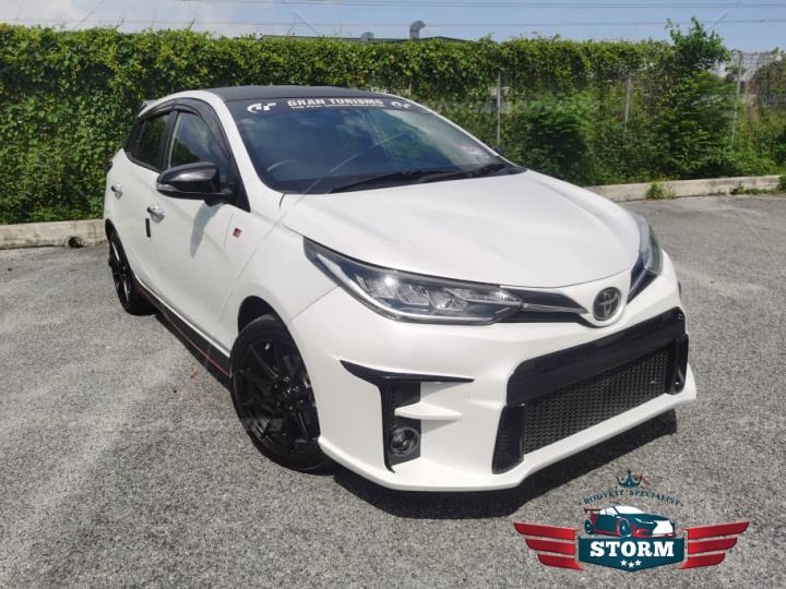 Toyota Yaris / Vios 2019 - 2021 Front Bumper - 𝐍𝐎 𝐏𝐀𝐈𝐍𝐓 - FRP | Lazada