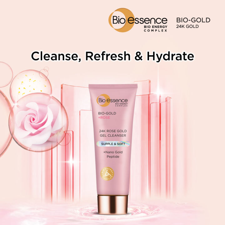 Bio-essence Bio-Gold 24k Rose Gold Cleanser 100g | Lazada