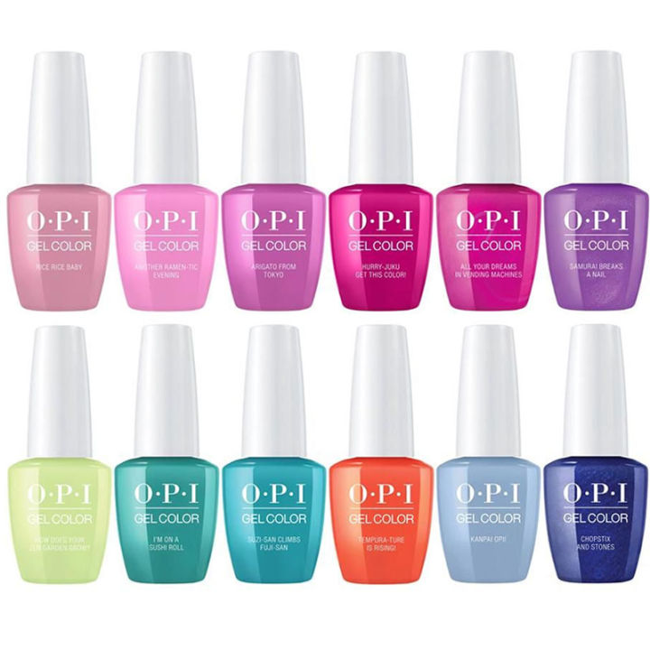 OPI GelColor Tokyo Collection Spring Summer UV Gel Nail Polish 0.5 oz ...