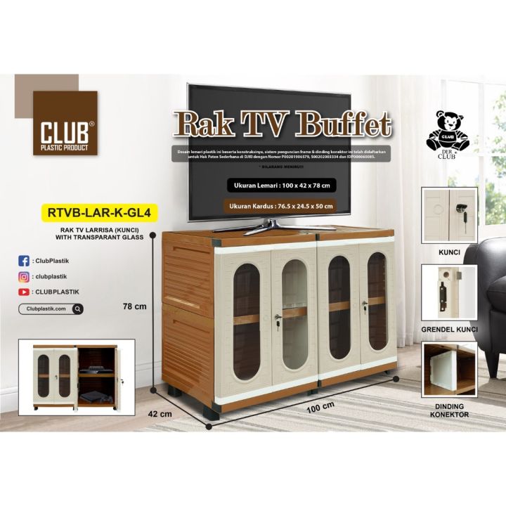 Rak TV Club/Rak TV Buffet/Rak Buffet Serbaguna KACA CERMIN MURAH ...