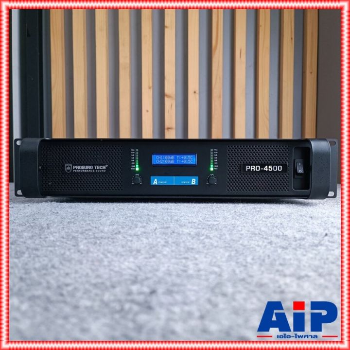 รุ่นใหม่มีจอ PROEUROTECH PRO-4500 NEWมีจอ POWERAMP เพาว์เวอร์แอมป์ 450 วัตต์ รุ่นใหม่ ขนาด 2U ...