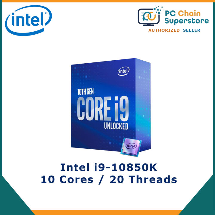 Intel i9-10850K 10th Gen 10 Cores / 20 Threads upto 5.20Ghz Frequency ...
