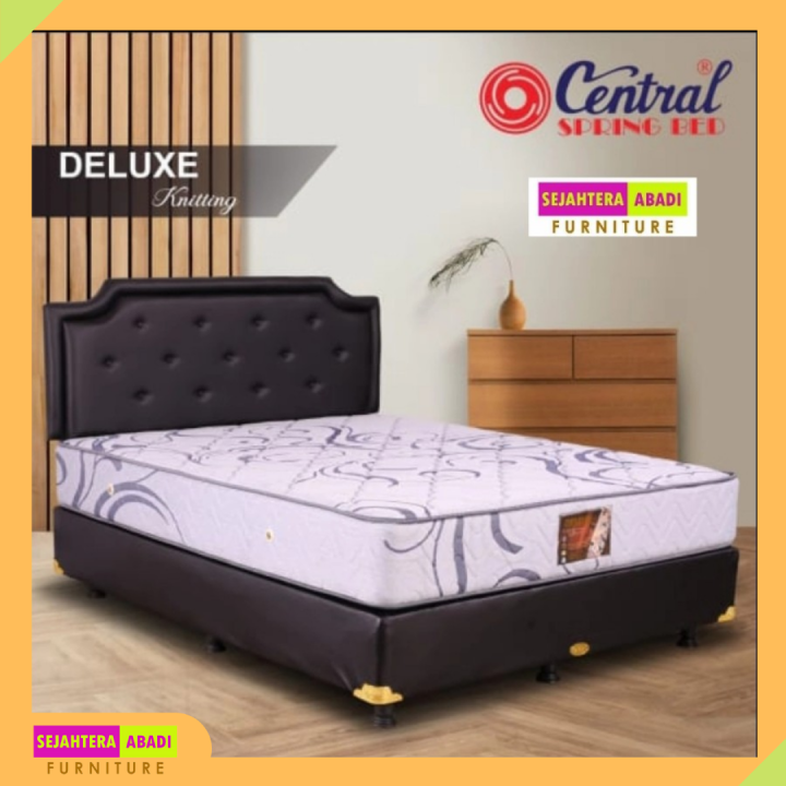 Spring bed / kasur deluxe central springbed murah [ matras & set ...