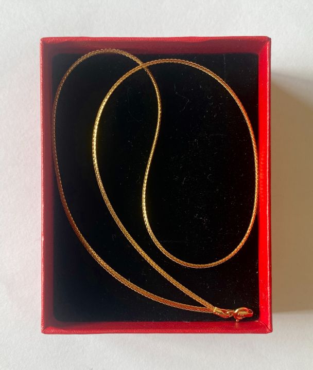Pawnable 18K Saudi Gold Soft Chain Necklace | Lazada PH