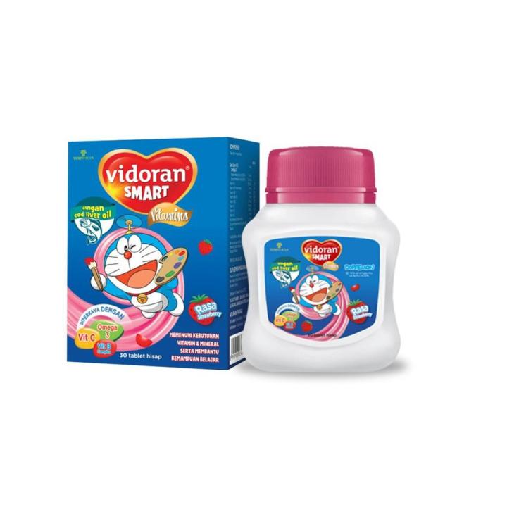 Vidoran smart rasa strawberry 25 tab - vitamin tablet hisap | Lazada ...