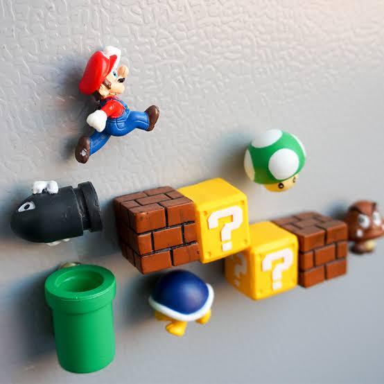 Super Mario 3D Ref Fridge Magnet Set | Lazada PH