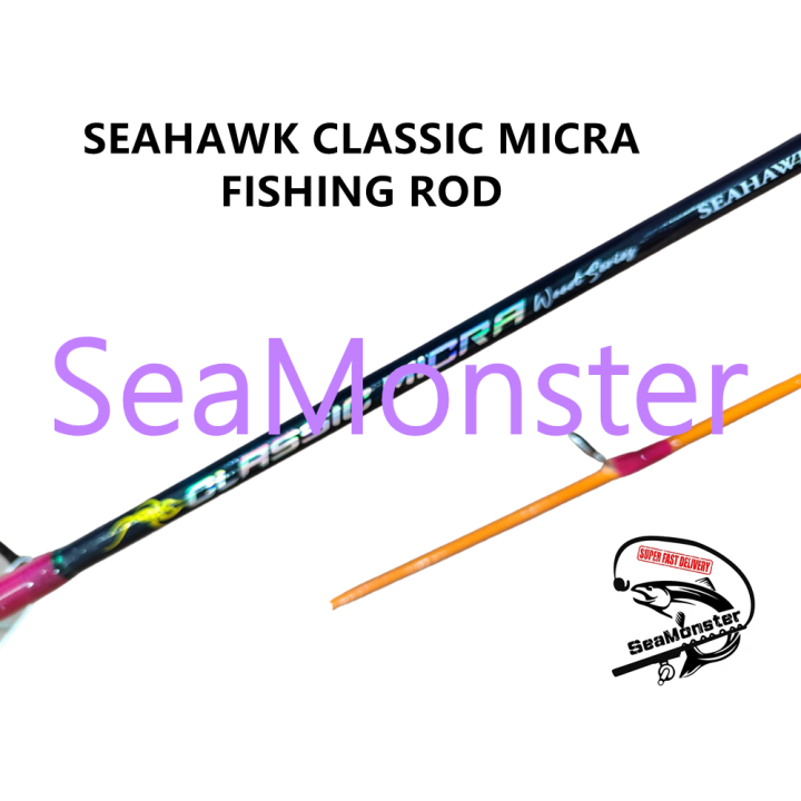 0857 SEAHAWK CLASSIC MICRA WOOD SERIES FISHING SPINNING ROD JORAN | Lazada