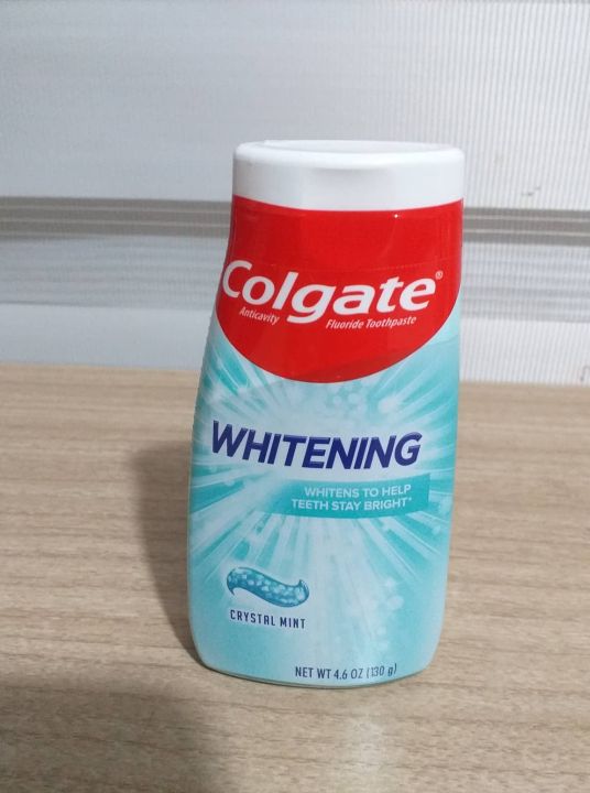 Colgate White Crystal Mint Anticavity Fluoride Toothpaste 4.6 oz )U.S.A ...