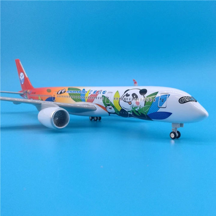 Sichuan Airlines Airbus A350 Panda Livery 30cm Airplane Model with LED ...