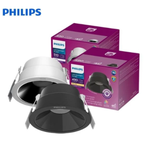 PHILIPS Lampu LED SPOTLIGHT KYANITE SL260 RD 7.5W 2700K 4000K Body ...