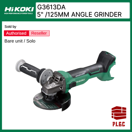 Hikoki G3613DA 5inch / 125mm Multi Volt Cordless Angle Grinder ( Bare ...