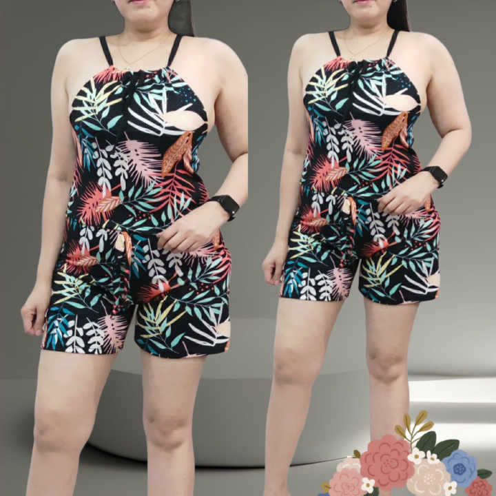 CLASSY HALTERED TERNO SHORT FIT UP TO XL ( NEW DESIGN ) | Lazada PH