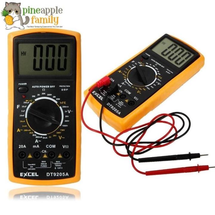 EXCEL DT9205A Digital Multimeter | Lazada