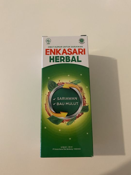 Enkasari herbal obat kumur sariawan 120 ml | Lazada Indonesia