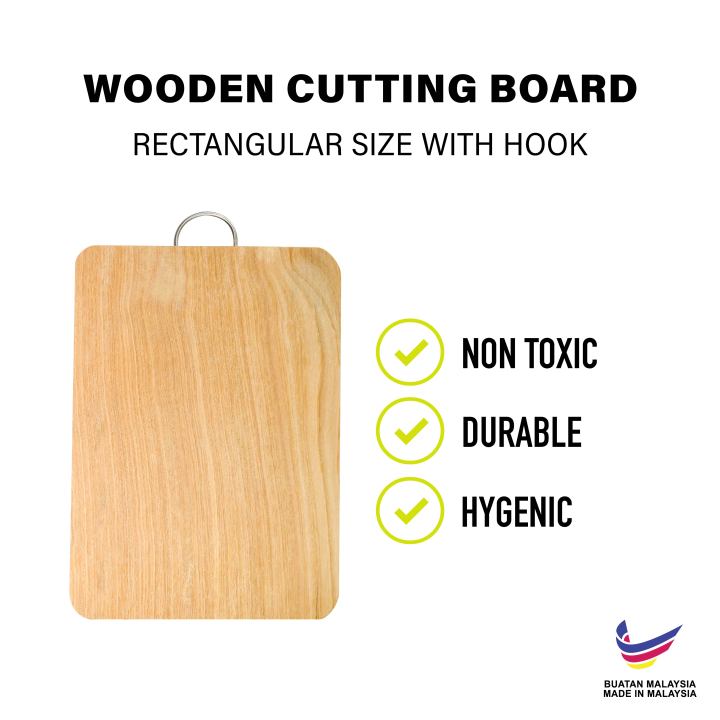 Papan Potong Segi Empat / Rectangle Kitchen Wooden Cutting Board With ...