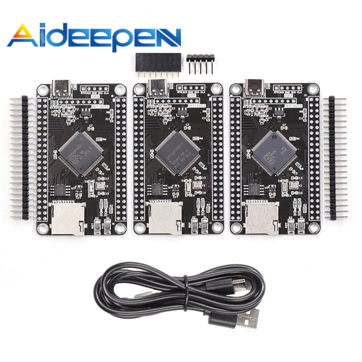 Aideepen Pm32f407vgt6 Stm32f407vet6 Cortex M4 Stm32f407vgt6บอร์ดหลักของ Mcu การพัฒนาการเรียนรู้