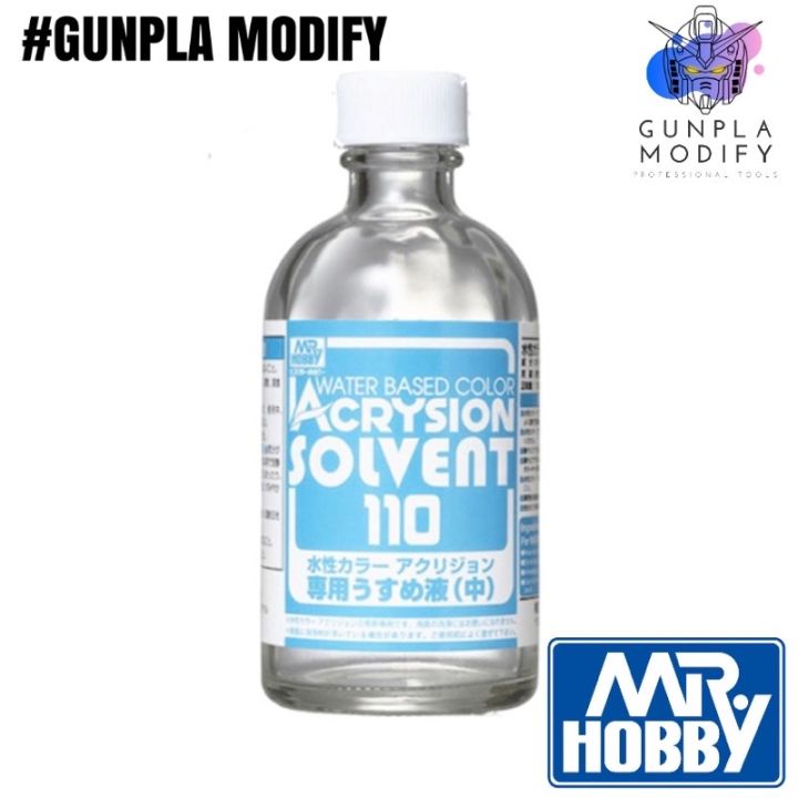 MR.HOBBY ACRYSION SOLVENT ตัวทำละลายอะคริลิคสูตรน้ำ คุณภาพสูง 110ml (T ...
